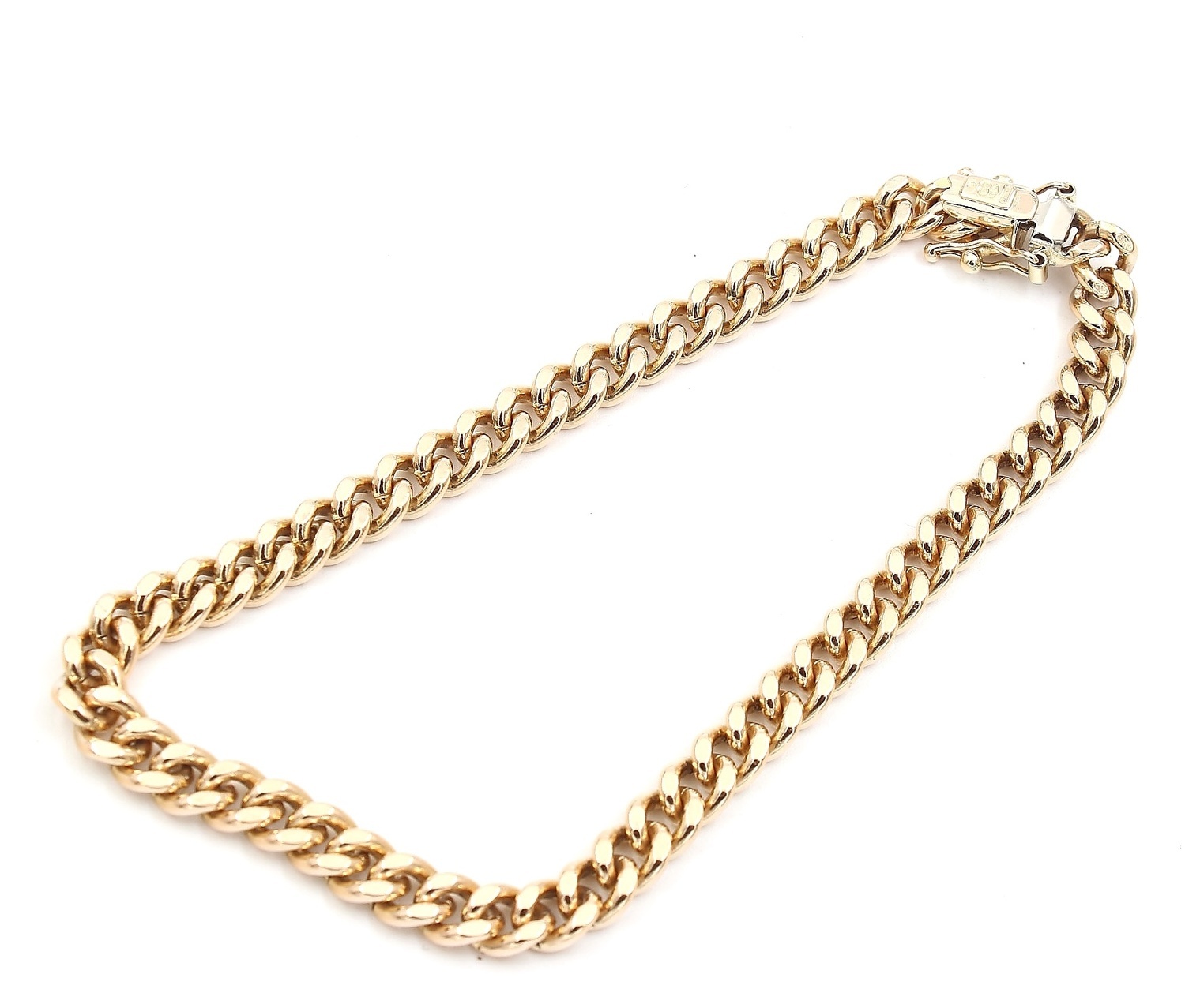 Pansar armband i 18k guld- massiv