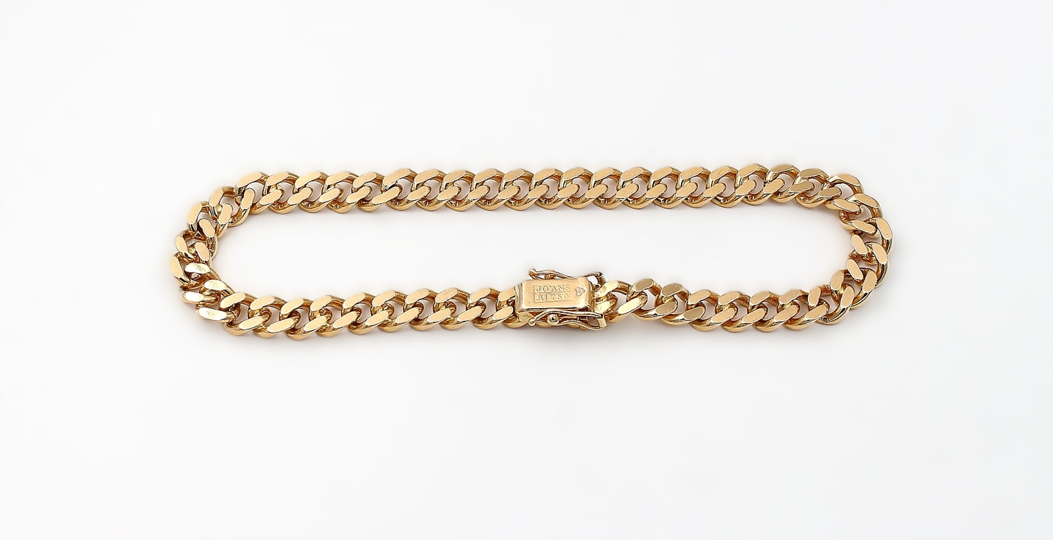 Pansar armband i 18k guld