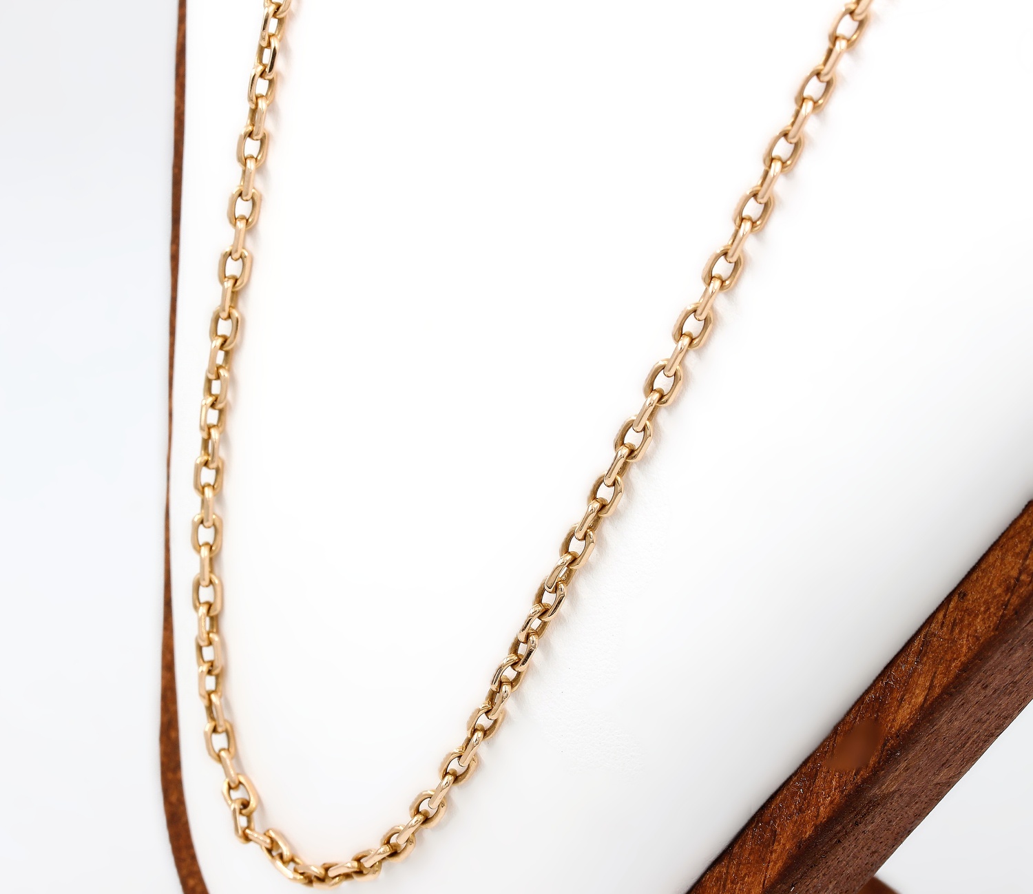 Halsband ankar i 18k guld - massiv